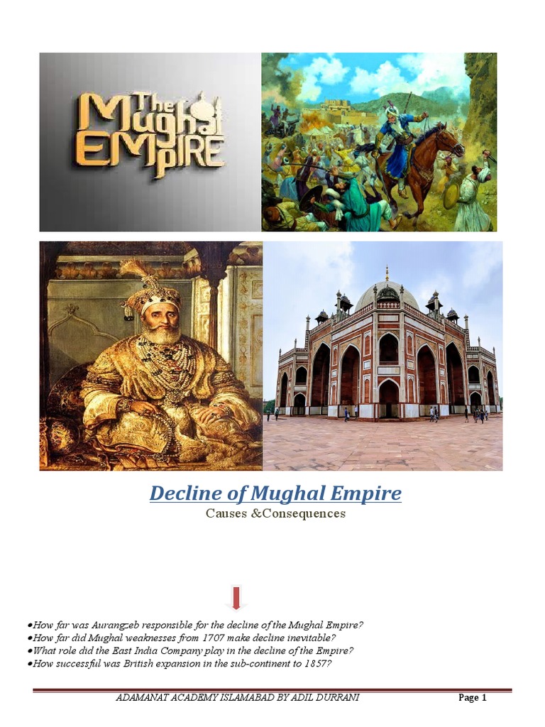 Decline Of Mughal Empire , 29 The Decline of Mughal Empire and their ...