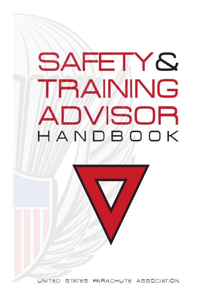 Safety Training Advisor: Handbook | PDF | Parachuting | Parachute