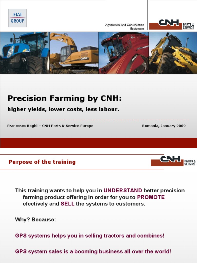 Precision Farming by CNH:: Higher Yields, Lower Costs, Less Labour ...