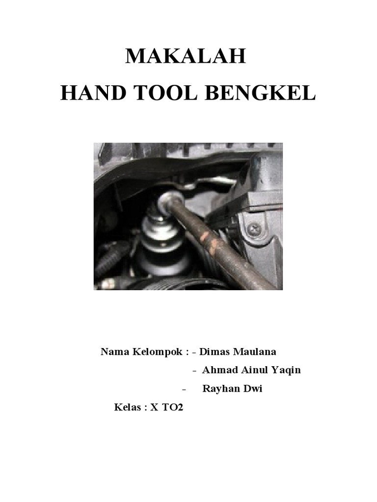 Jenis dan Fungsi Hand Tool Otomotif | PDF | Bisnis | Griya & Taman