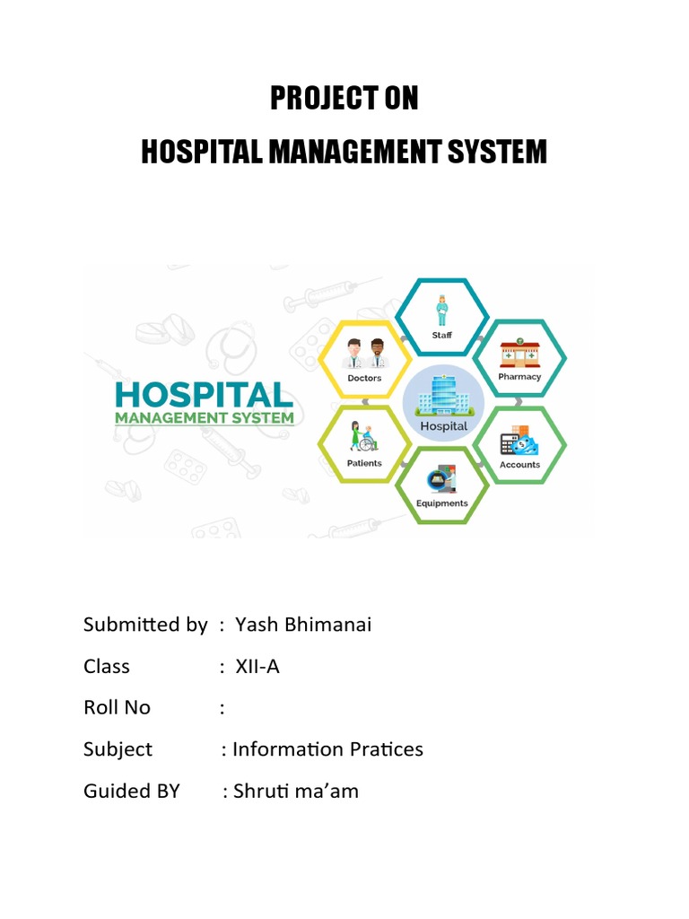 Python Hospital Management System Project | PDF | Python (Programming Language) | Computer ...