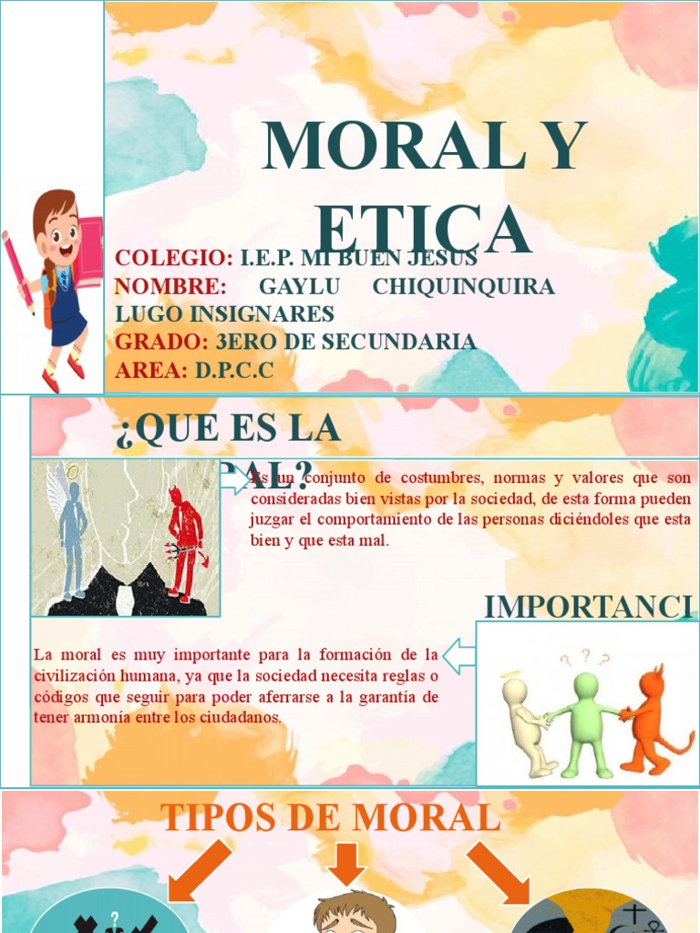 Exposicion Moral y Etica | PDF