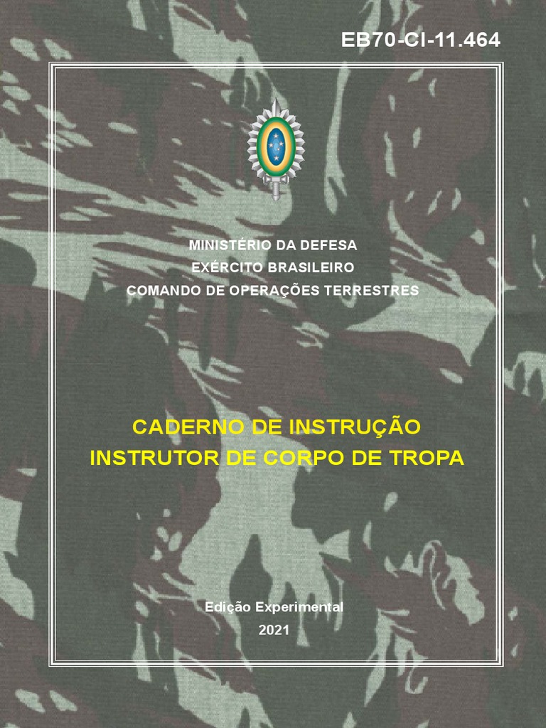 EB70-CI-11.464 - Instrutor de Corpo de Tropa - SEM EXEMPLAR | PDF