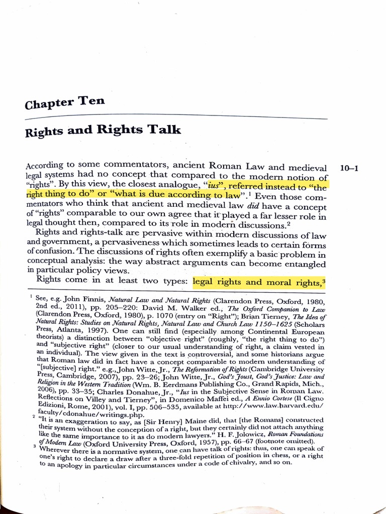 Brian Bix Rights and Rights Talk | PDF | Rights | Jurisprudence