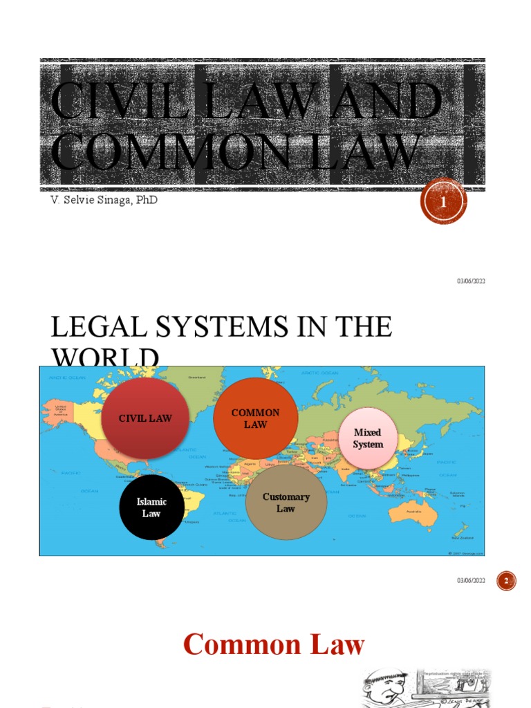Civil and Common Law | PDF | Common Law | Civil Law (Legal System)