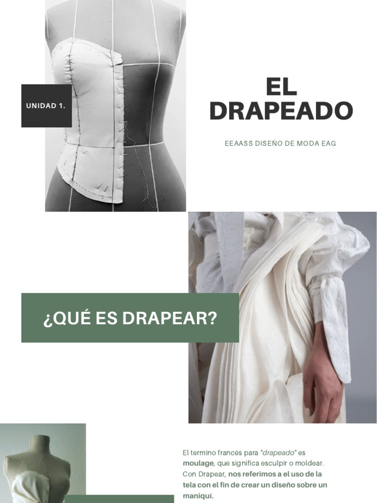 Técnicas de Drapeado en Diseño de Moda | PDF | Lápiz