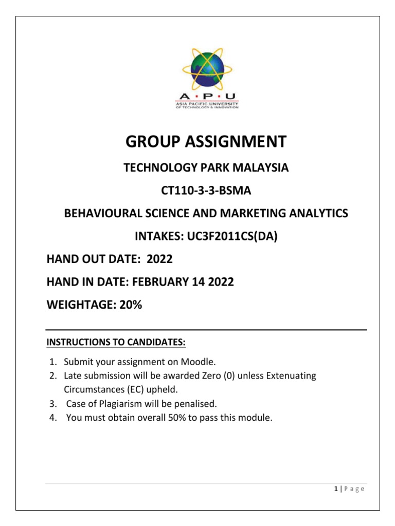 BSMA Group Assignment | PDF