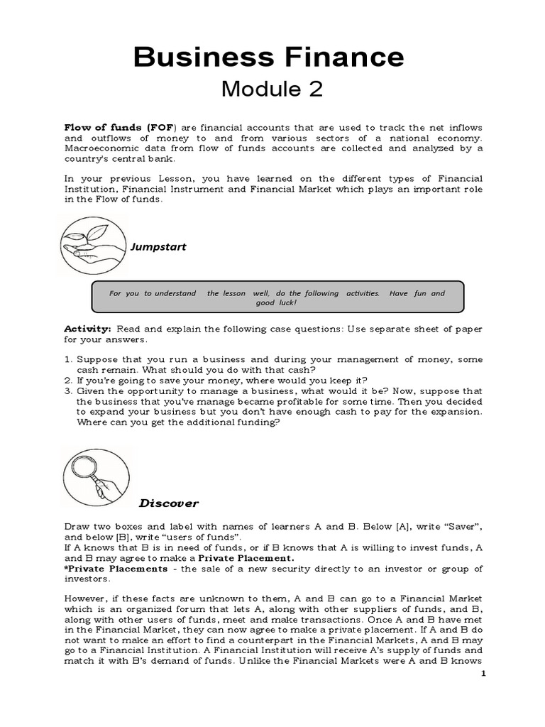 Business Finance Module 2 | PDF | Bonds (Finance) | Securities (Finance)