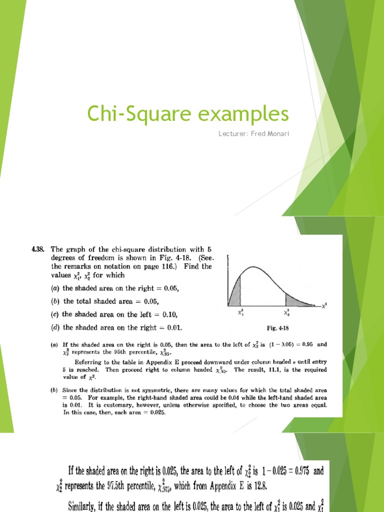 Chi Square Examples | PDF