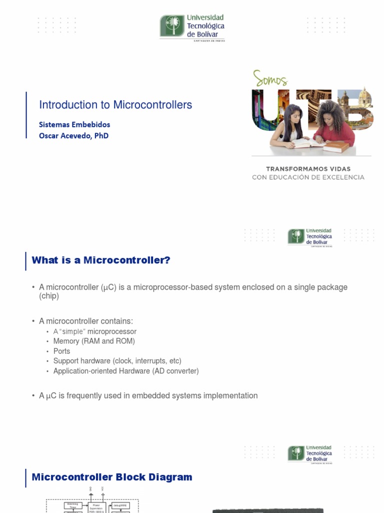 Intro to Microcontrollers | PDF | Microcontroller | Central Processing Unit