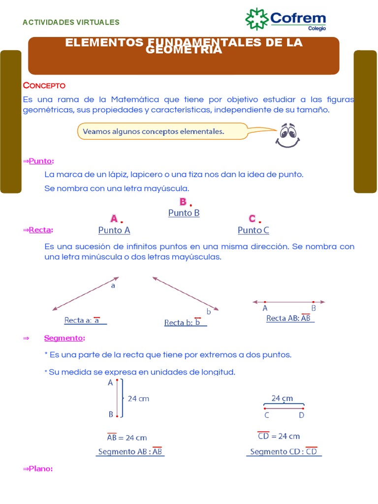 Conceptos Básicos de Geometría | Descargar gratis PDF | Geometria plana) | Geometría