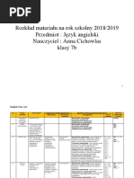 Link Dla Klasy VII-rozklad Materialu-31.08.2024 | PDF