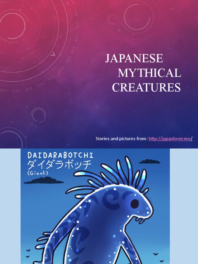 Japanese Mythical Creatures: Stories and Pictures From | PDF ...