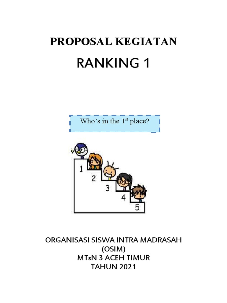 Proposal Rangking 1 MTSN 3 Aceh Timur | PDF