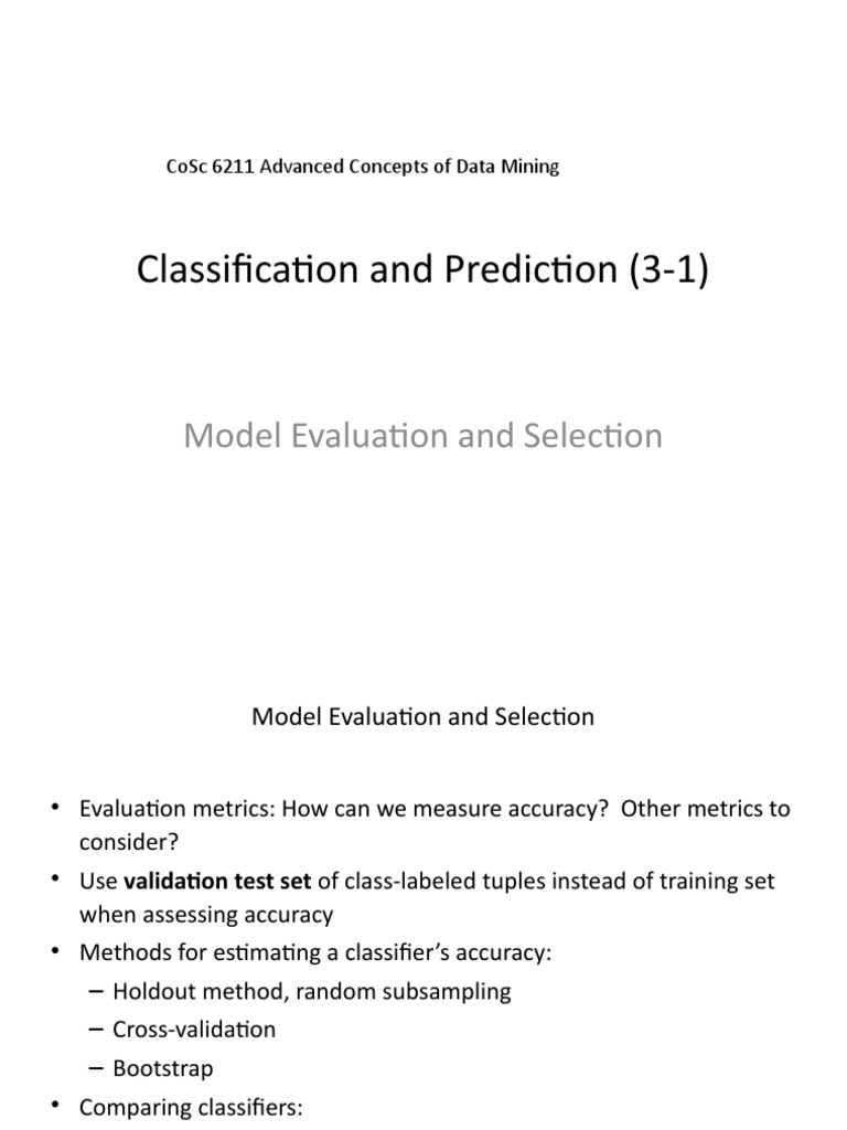 Holdout Method in Model Evaluation | PDF