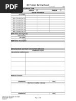 8D Report Format | PDF | Business | Computing And Information Technology