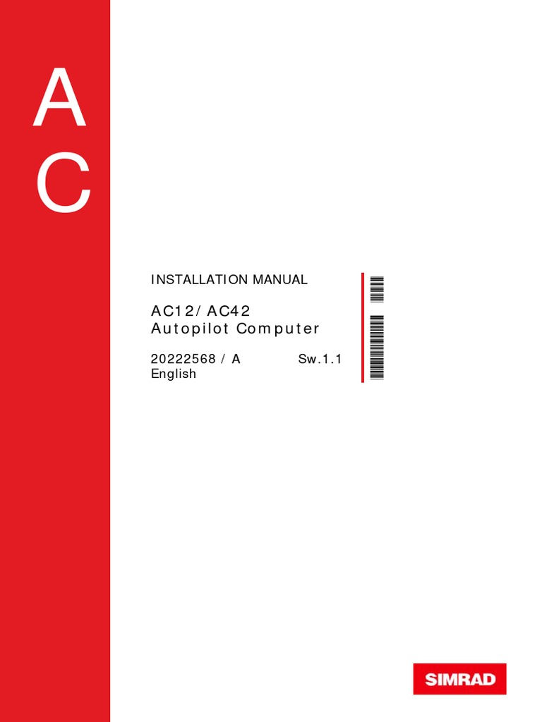 AC12/AC42 Autopilot Computer: Installation Manual | PDF | Electrical ...