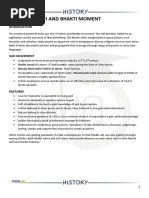 Bhakti Sufi Traditions Detailed Notes | PDF