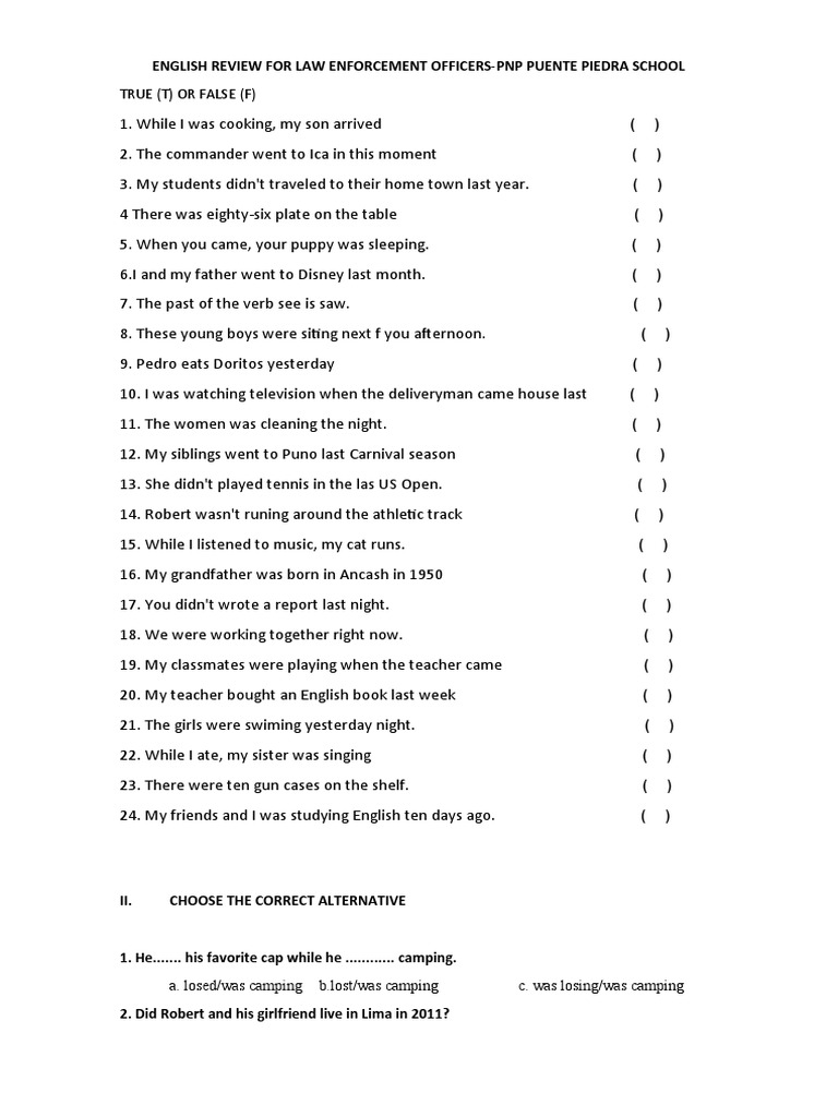 English Review For Law Enforcement Officers | PDF | William Shakespeare