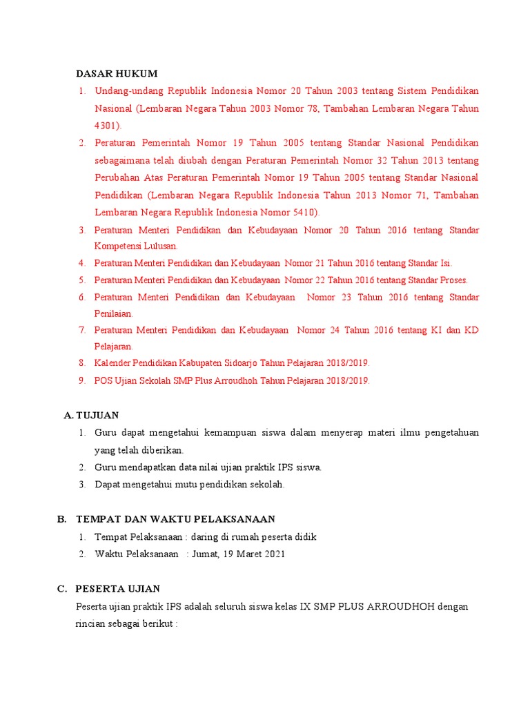 Proposal Unprak Ips Maret 2021 | PDF