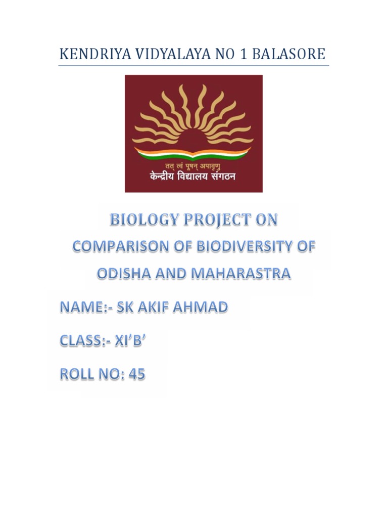 Biology Project | PDF | Organisms | Ecology