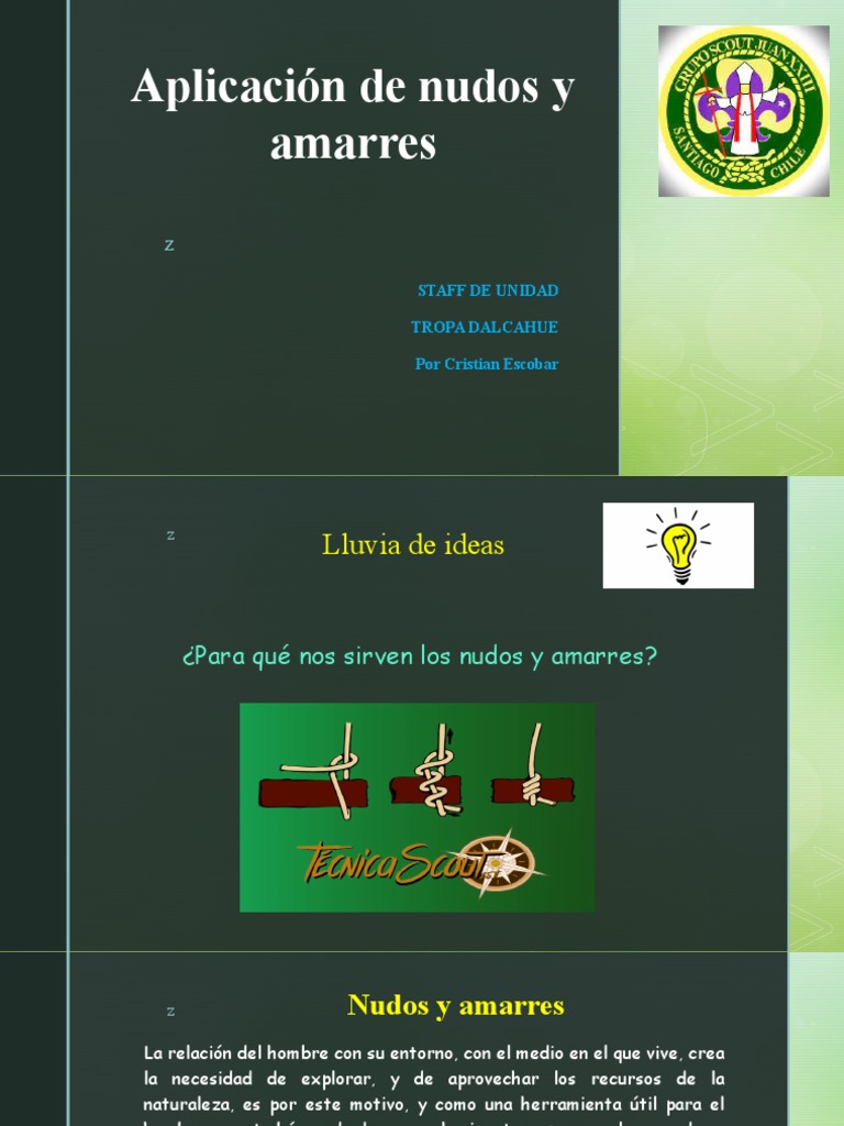 Nudos y Amarres Tropa | PDF