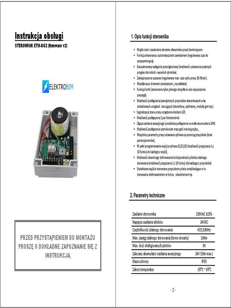 Etm DG2 | PDF