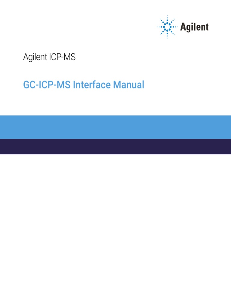 GC-ICP-MS Interface Manual | PDF | Electrical Connector | Pipe (Fluid ...
