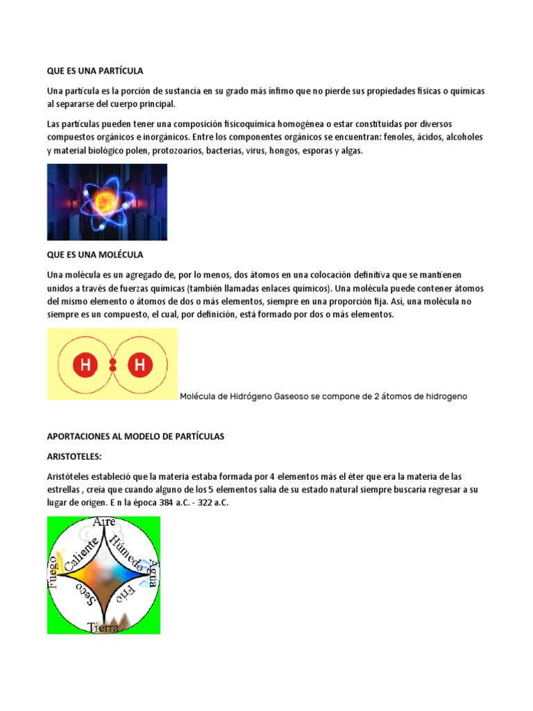 Que Es Una Partícula | PDF | Gases | Importar