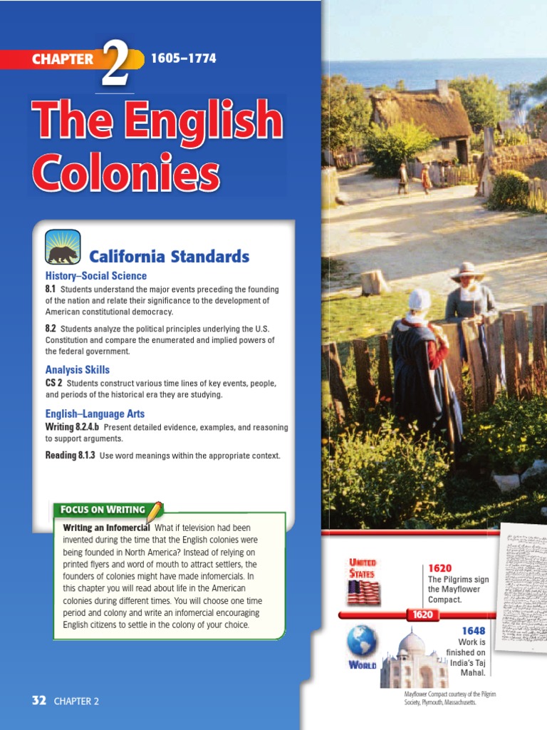 13 - Chapter 2 (The English Colonies) Part 1 | PDF | Jamestown ...