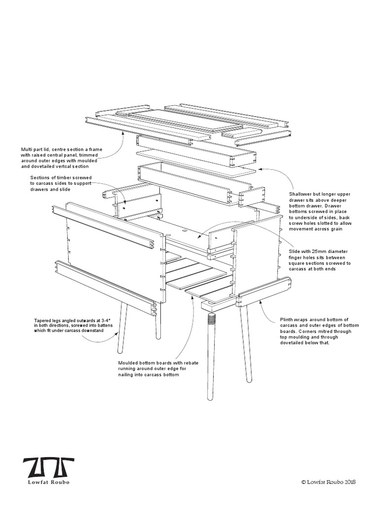 English Tool Chest Plan | PDF | Manufactured Goods | Woodworking