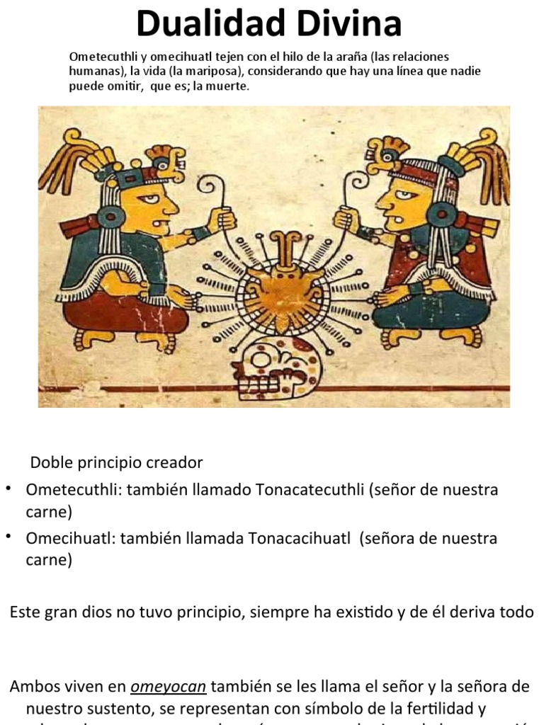 Dualidad Divina: Ometecuhtli y Omecihuatl | PDF