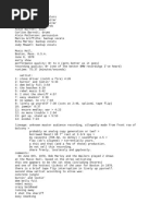 Technical Rider Example | PDF | Sound Technology | Sound