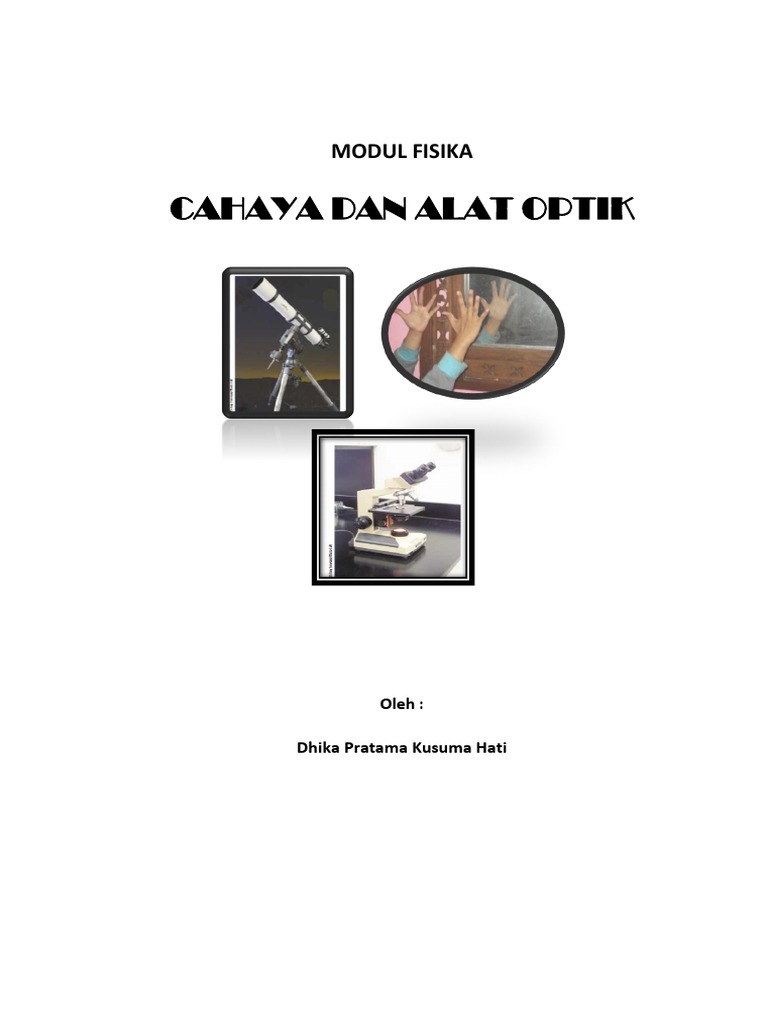 Modul Cahaya Dan Alat Optik 2 | PDF | Metode & Bahan Ajar