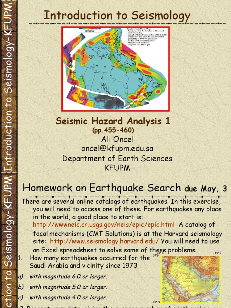 Introduction To Seismology | PDF | Seismology | Earthquakes