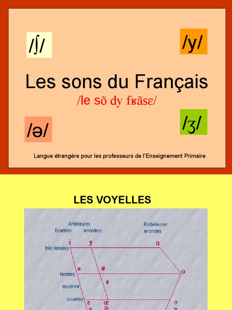 Les Sons Du Français | PDF | Sciences cognitives | Communication humaine