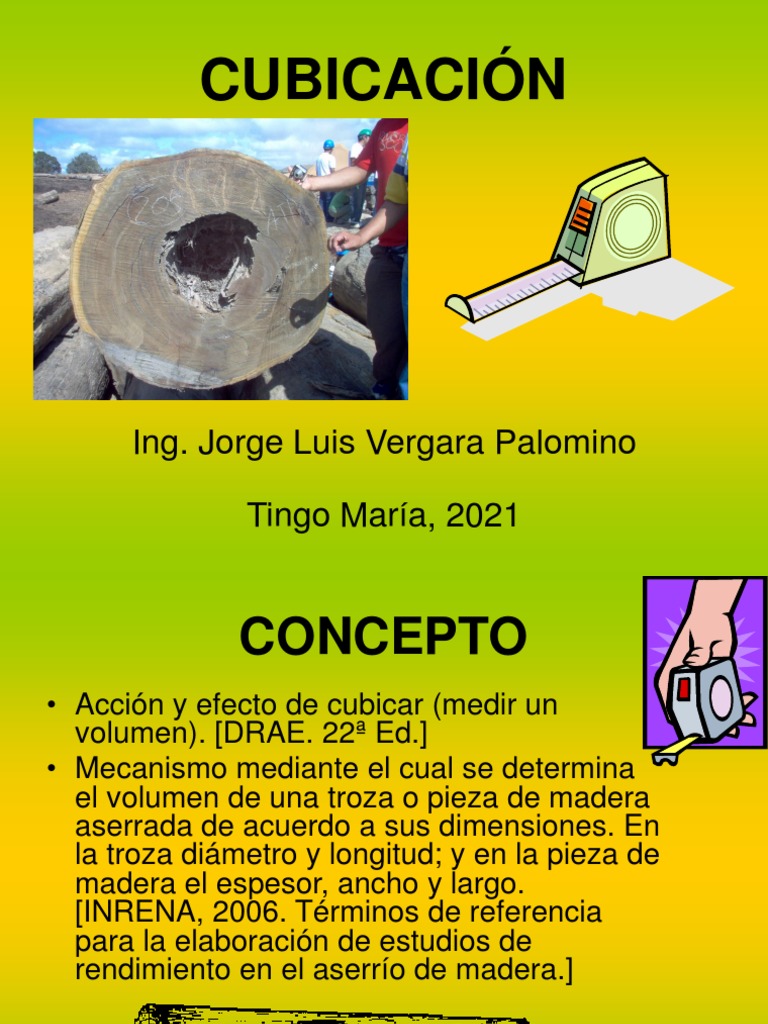 Guía para Cubicar Madera Aserrada | PDF | Volumen | Metrología