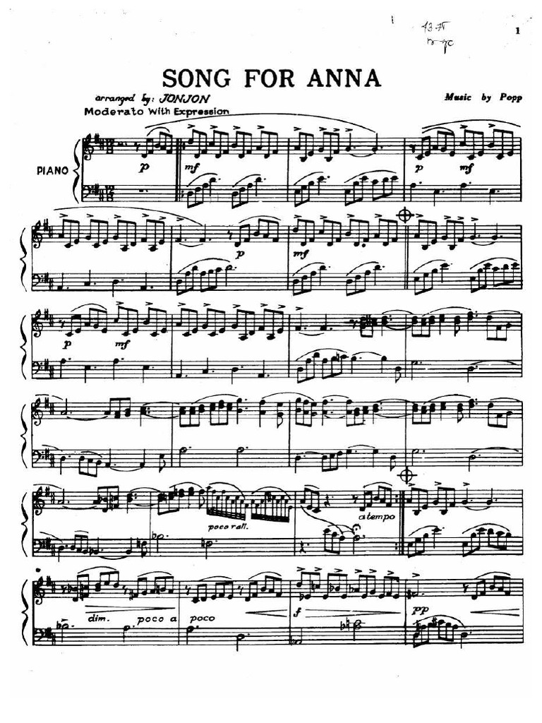 Song For Anna | PDF