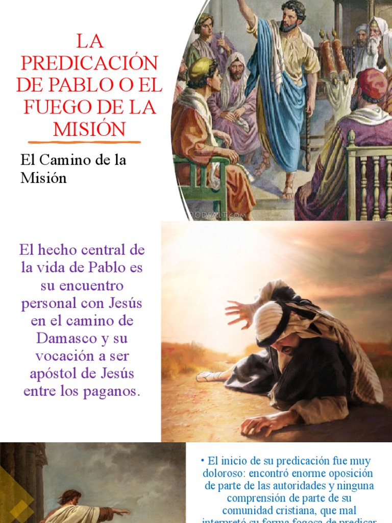 La Predicación de Pablo o El Fuego de La Misión | PDF | Pablo el ...