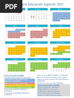 Calendario Académico UTH 2025 | PDF