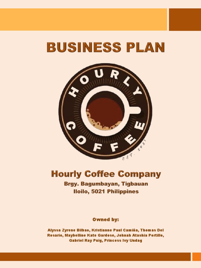 Hourly Coffee Jelly Business Plan | PDF | Salary | Marketing