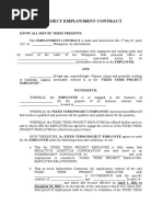 Domestic Worker Employment Contract Template | PDF | Employment ...