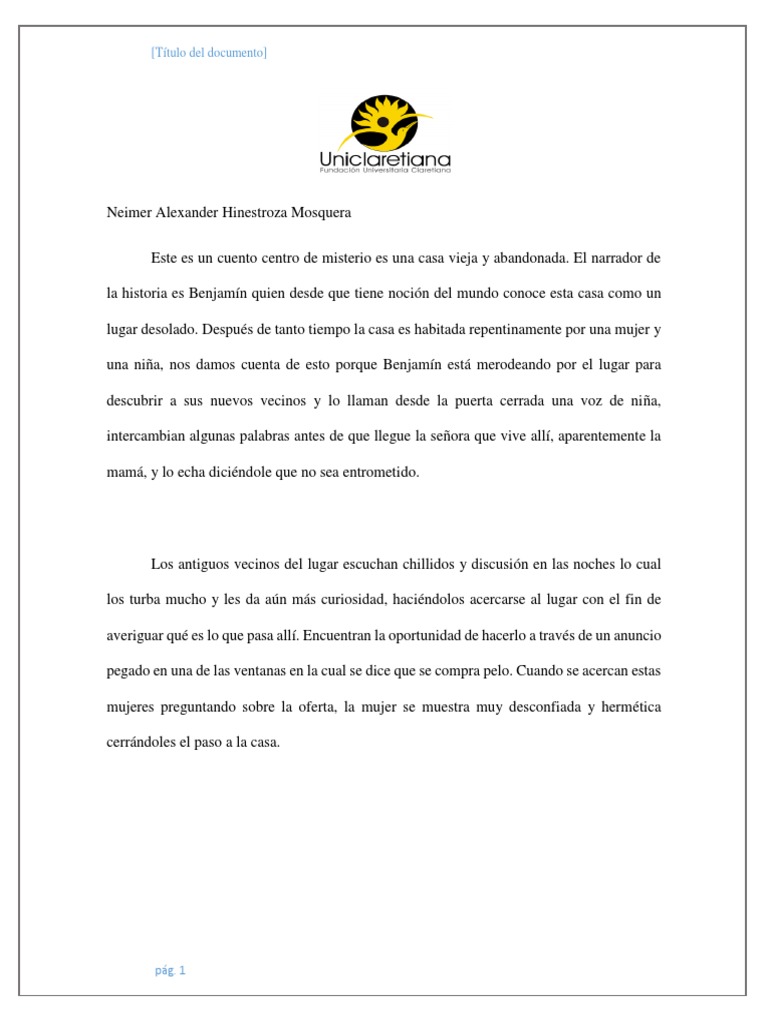 Ensayo Comprencion Neimer | PDF