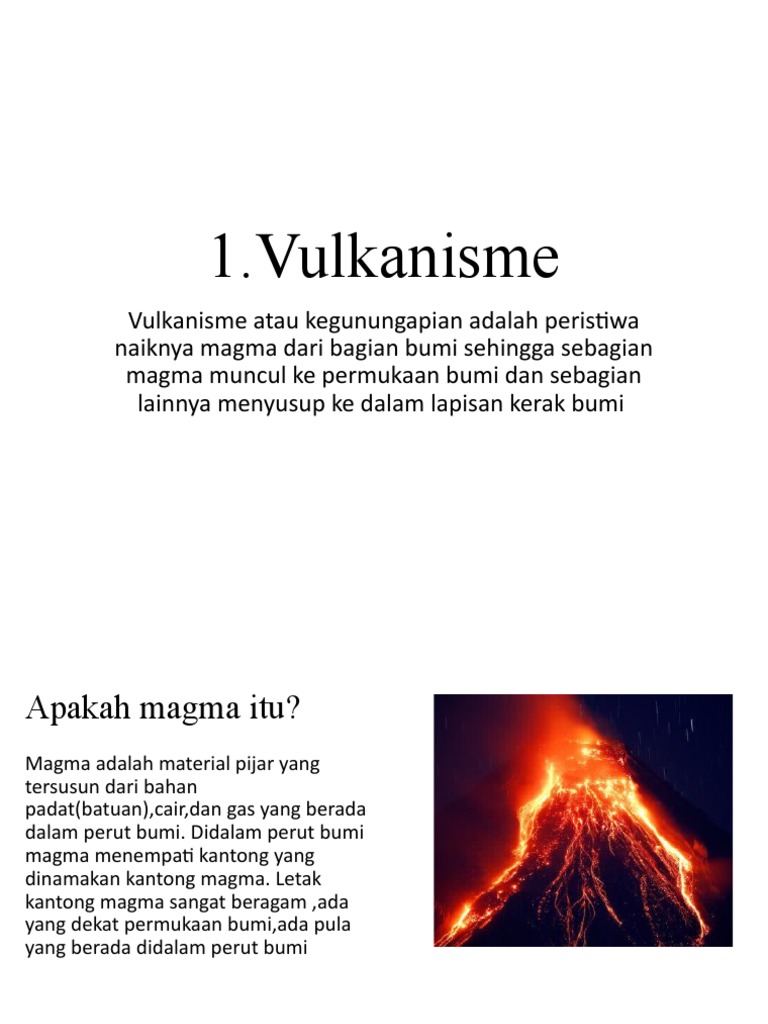 1.vulkanisme Geografi 1 | PDF