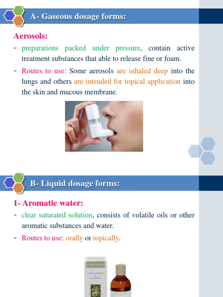 A-Gaseous Dosage Forms:: Aerosols | PDF | Topical Medication | Emulsion