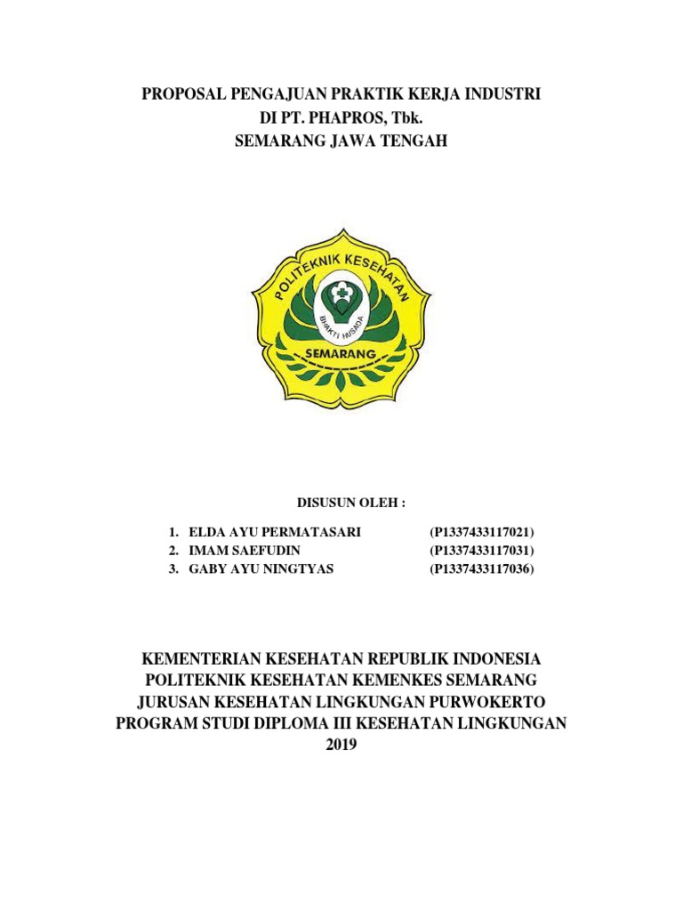 PROPOSAL PT. PHAPROS Fix | PDF