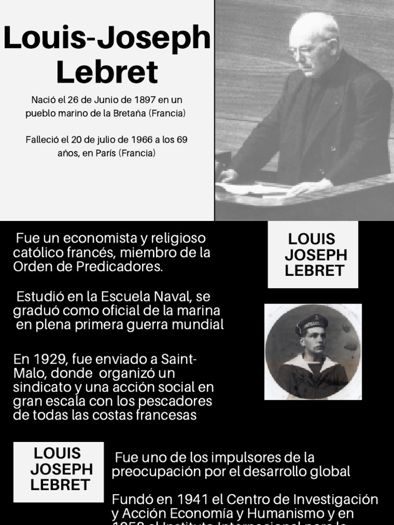 Louis Joseph Lebret | PDF