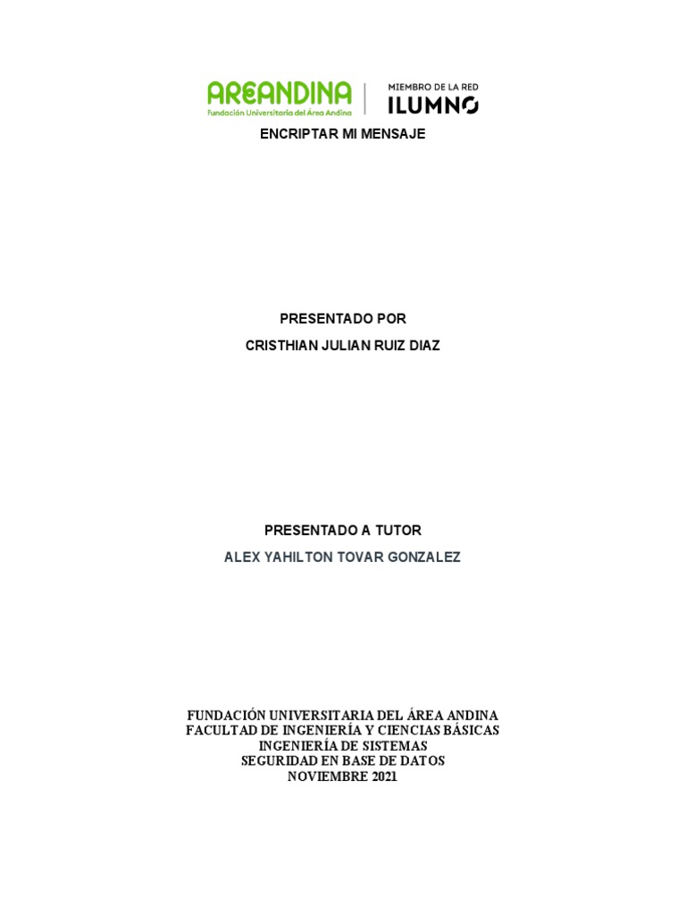 Encriptar Mi Mensaje | PDF | Cifrado | Criptografía