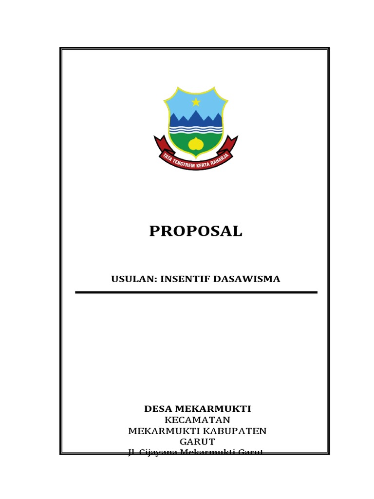 Proposal DASAWISMA | PDF