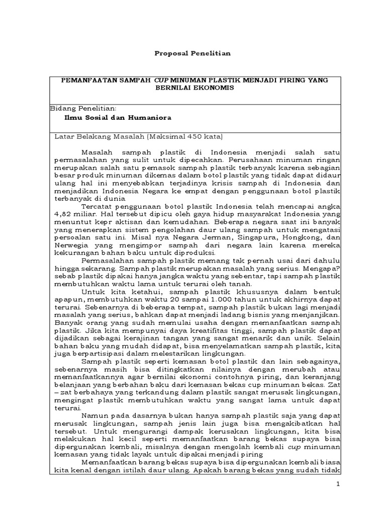 Proposal Myres IPS Lendriyati | PDF